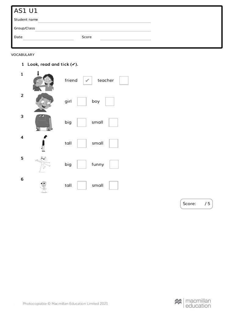 AS1 Unit 1 Test Overview | PDF