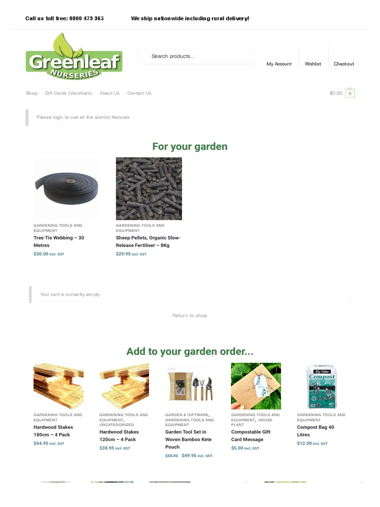 Cart - Greenleaf Nurseries | PDF | Trees | Agriculture