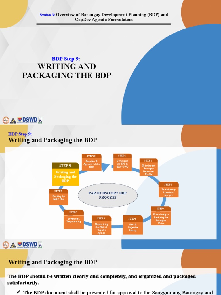 Writing and Packaging The BDP | PDF | Governance | Business