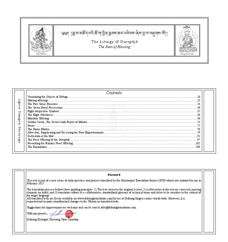 Jigten Sumgon Guruyoga | PDF | Tantra | Buddhist Philosophy
