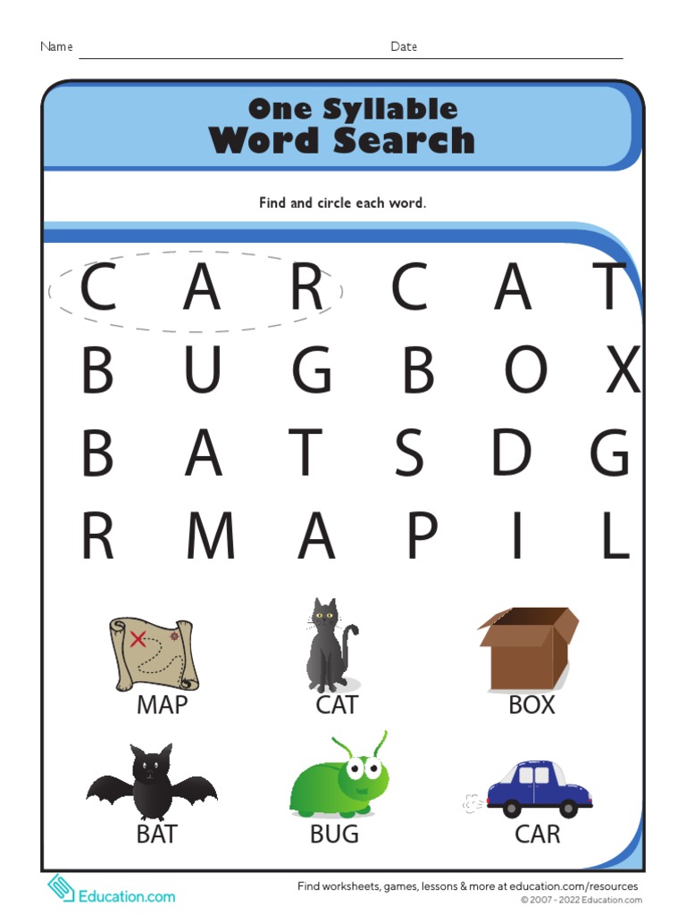 Sight Words Word Search | PDF