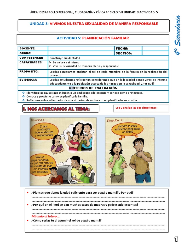 4° DPCC - Actv.05-Unid.3 2023 | PDF