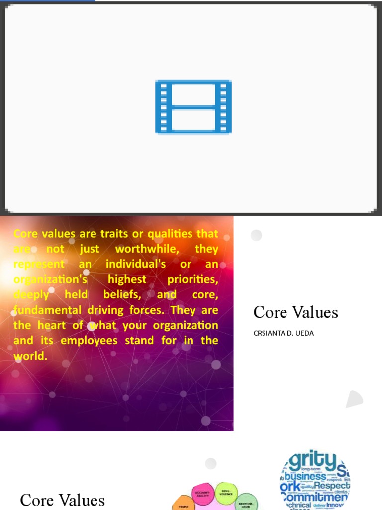 Core Values Pdf