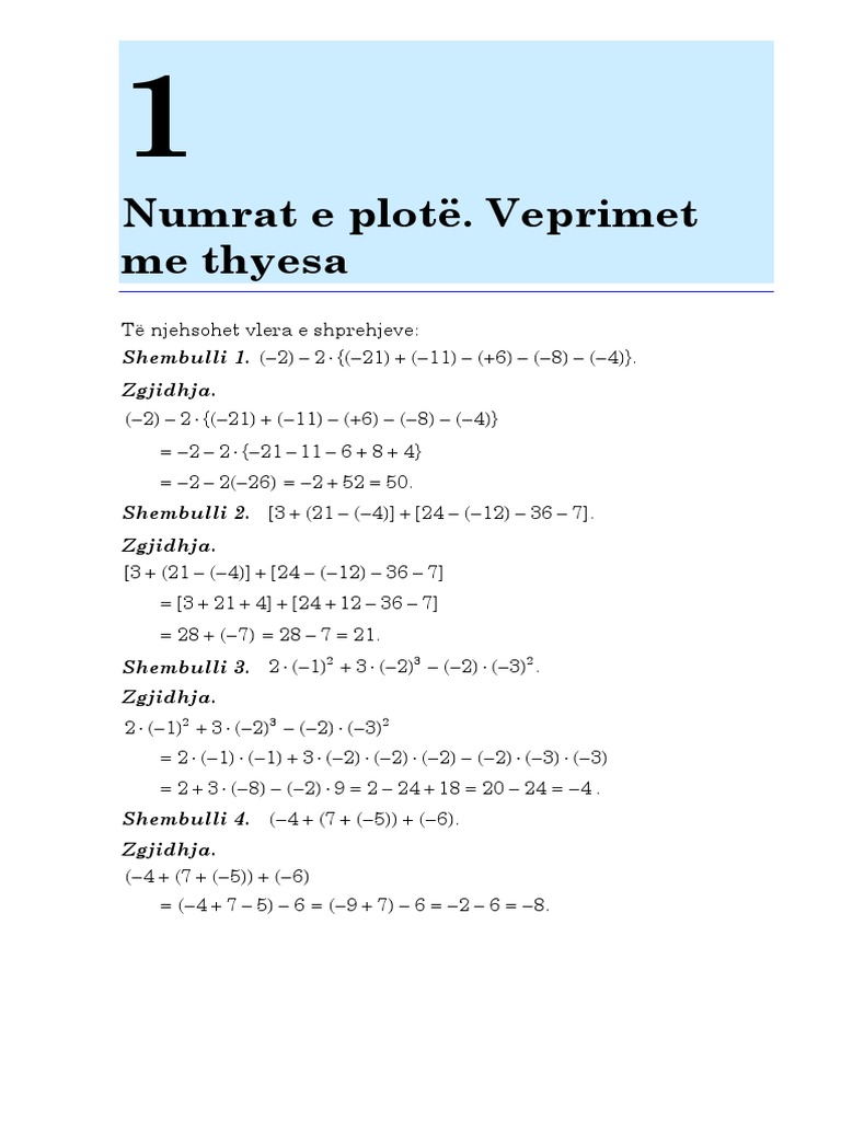 Numrat e plote