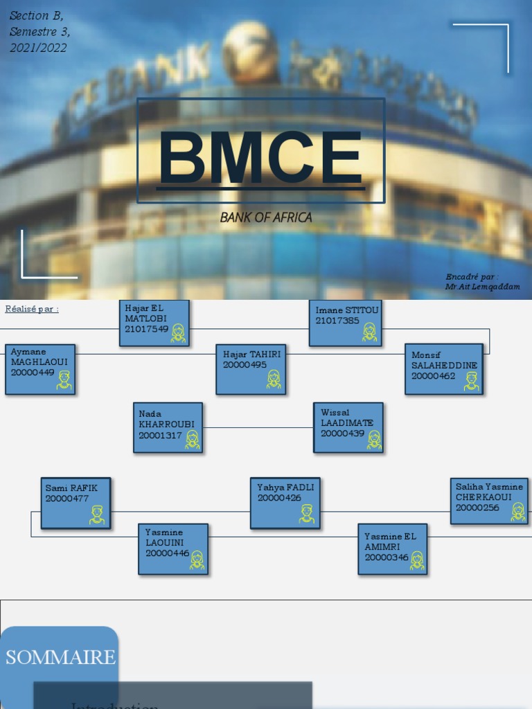 La Bmce | PDF | Banques | Secteurs du service