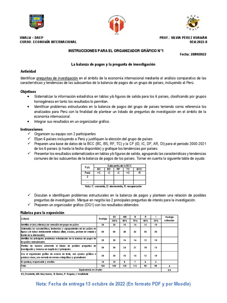 Instrucciones OG1-EI2022-I | PDF