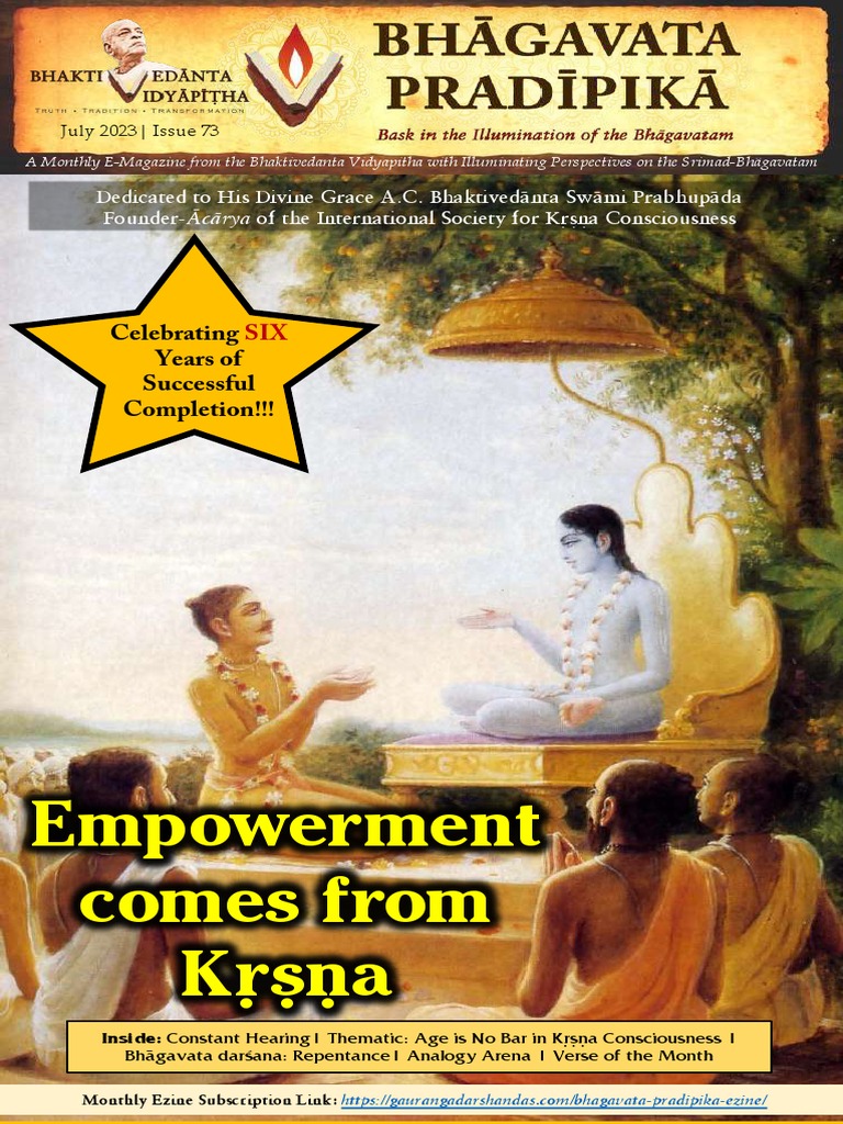 Empowerment in Krishna Consciousness | PDF | Bhagavata Purana ...