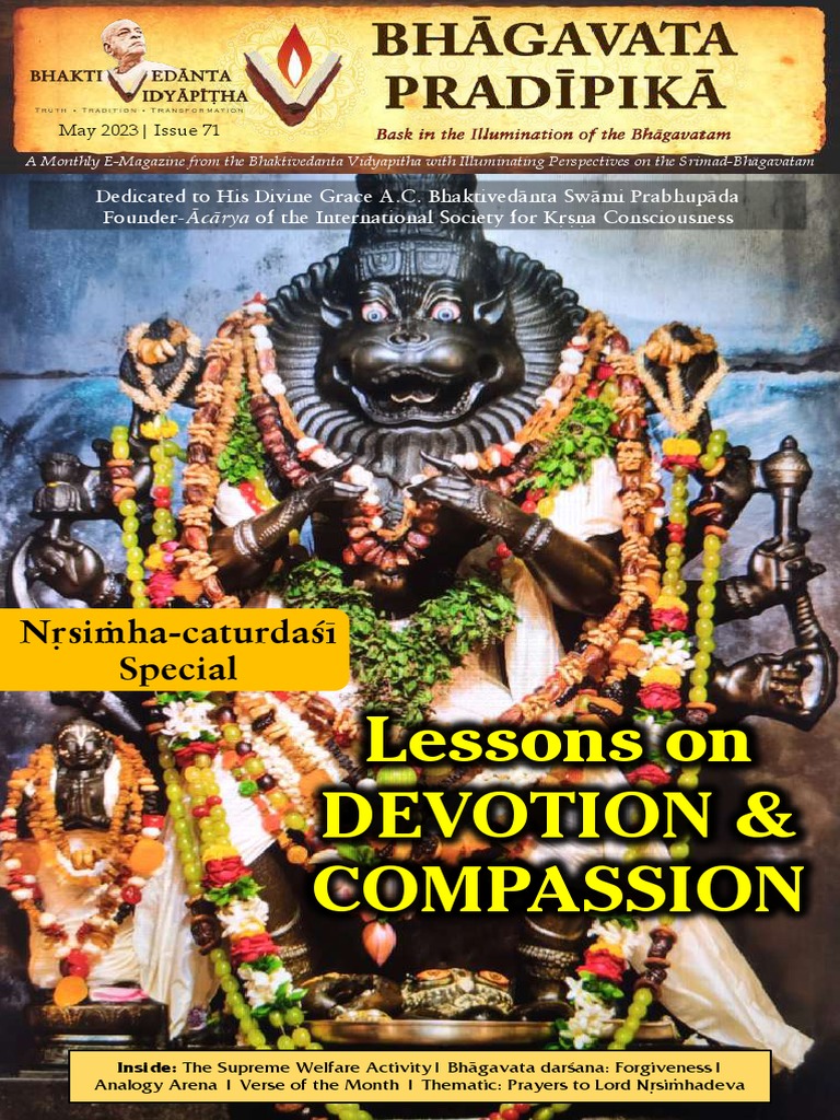 Bhagavata Pradipika Issue 71-Narsimha Chaturdashi Special - 2023-05 ... Bhagavata Pradipika Issue 71-Narsimha Chaturdashi Special - 2023-05 ...