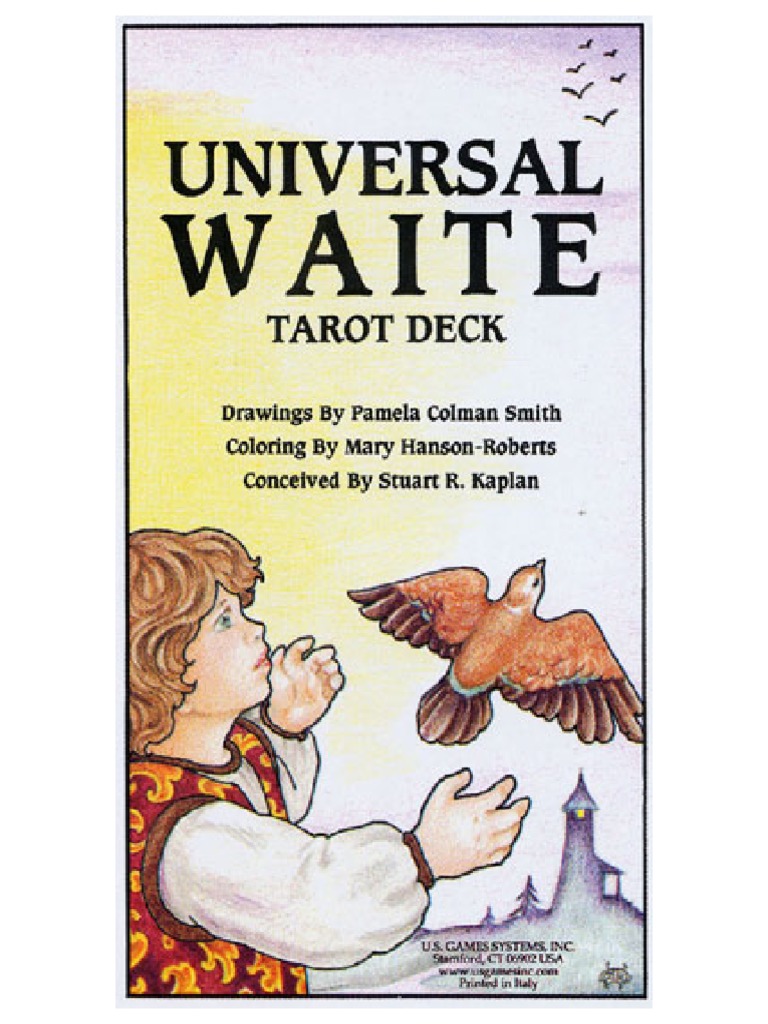 Universal Waite Full Printable Tarot Deck | PDF