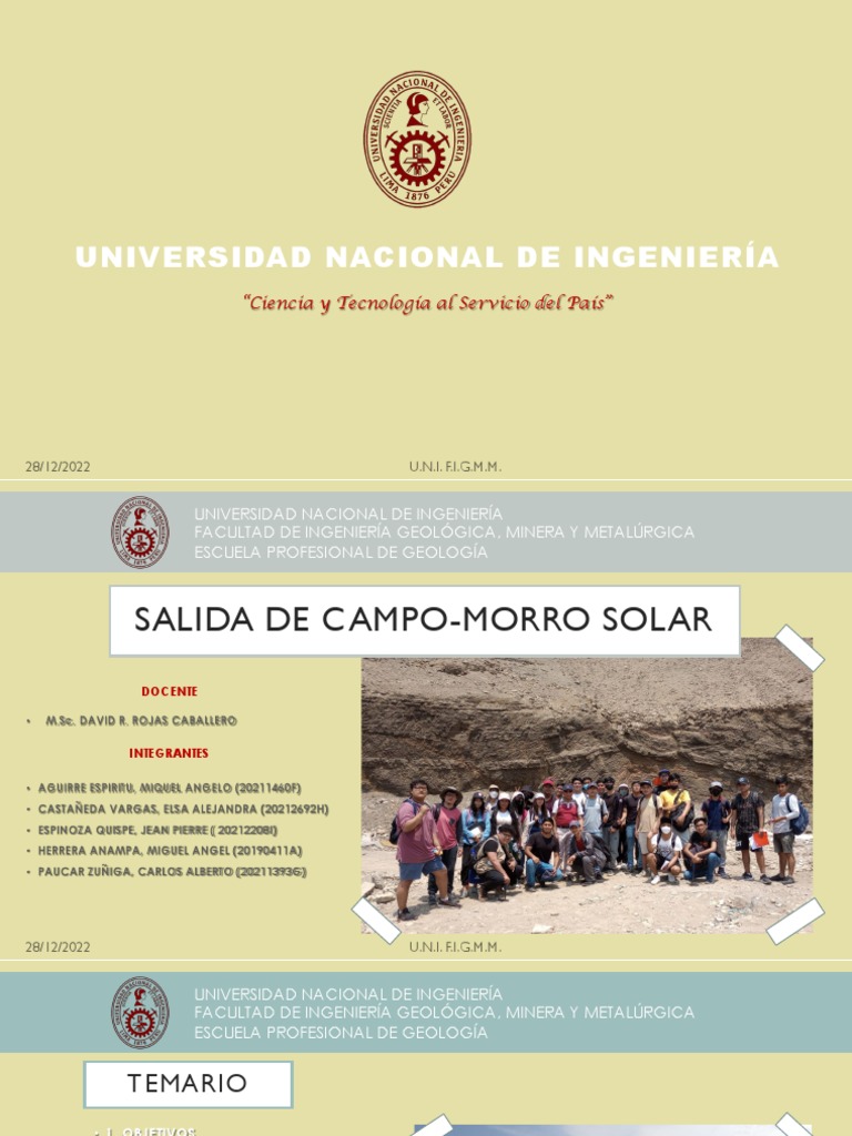 Informe Morro Solar-1 | Descargar gratis PDF | Roca clástica | Roca ...