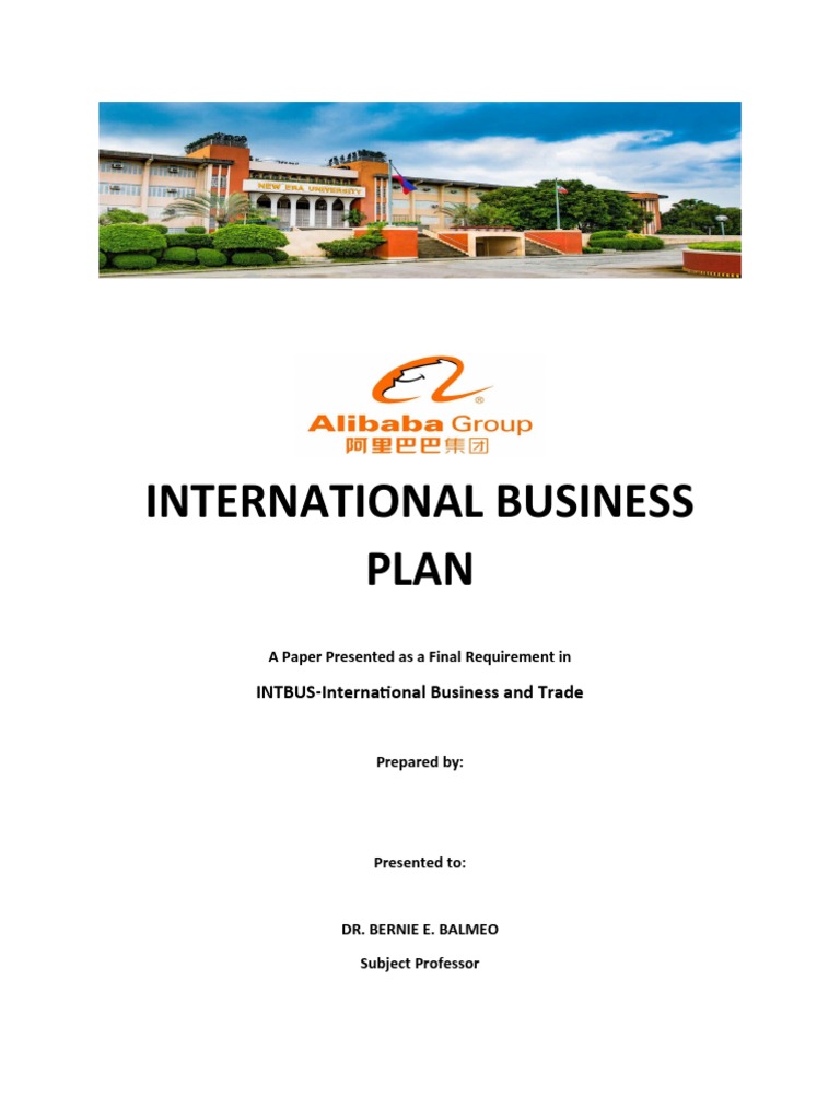 International Business Plan Overview | PDF | Milk | Dairy Products