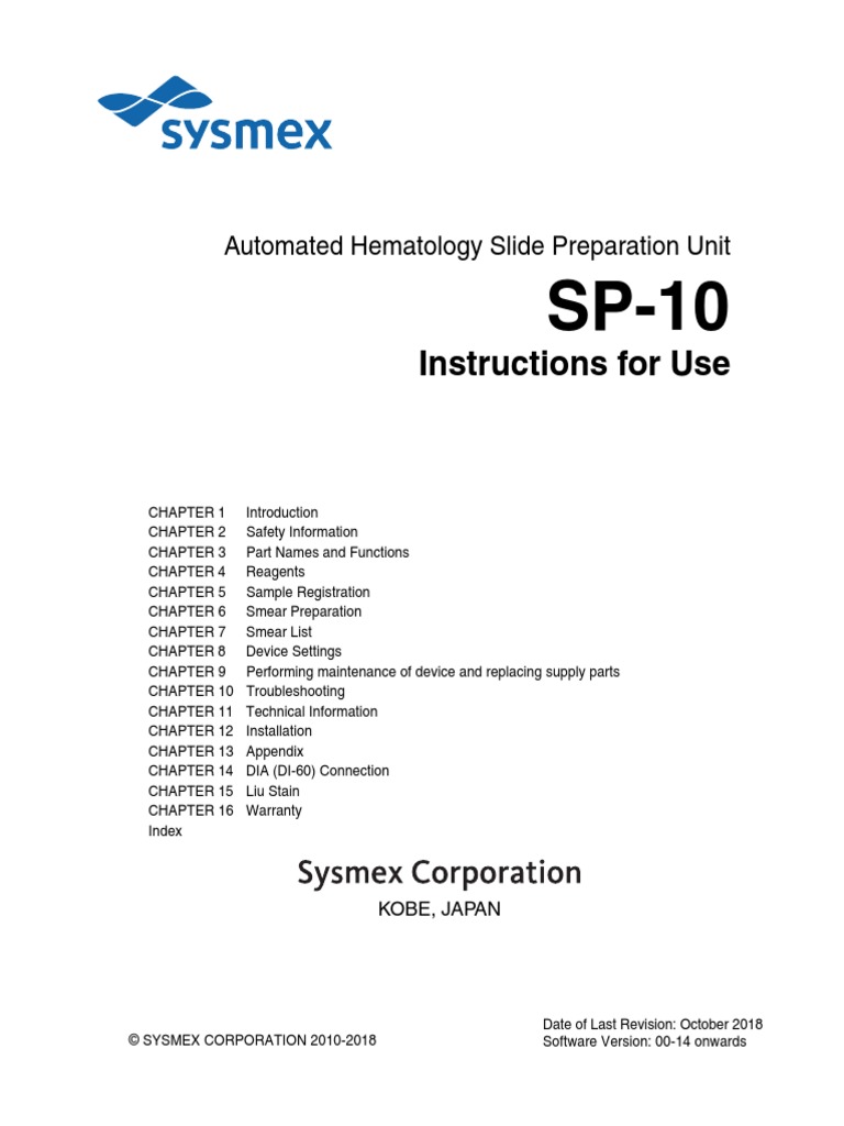 SP-10 IFU 1810 en | PDF | Electromagnetic Compatibility ...