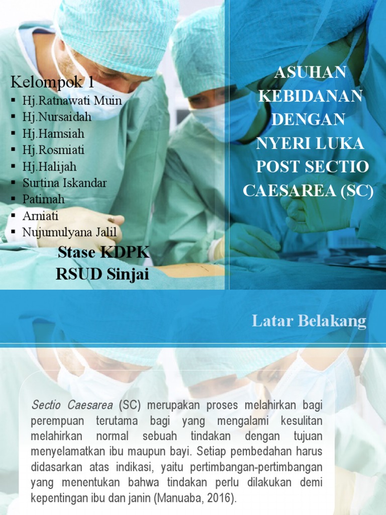 Asuhan Kebidanan Dengan Nyeri Luka Post SC | PDF
