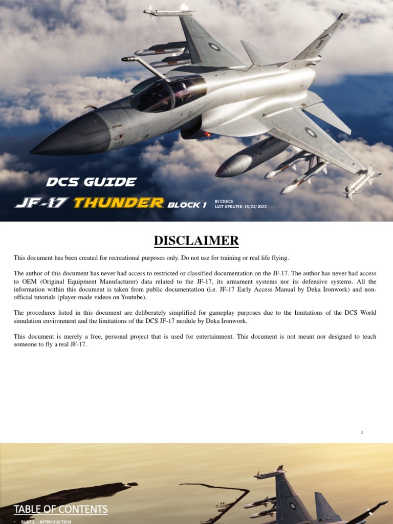 DCS JF-17 Thunder Guide | PDF | Transport | Manufactured Goods