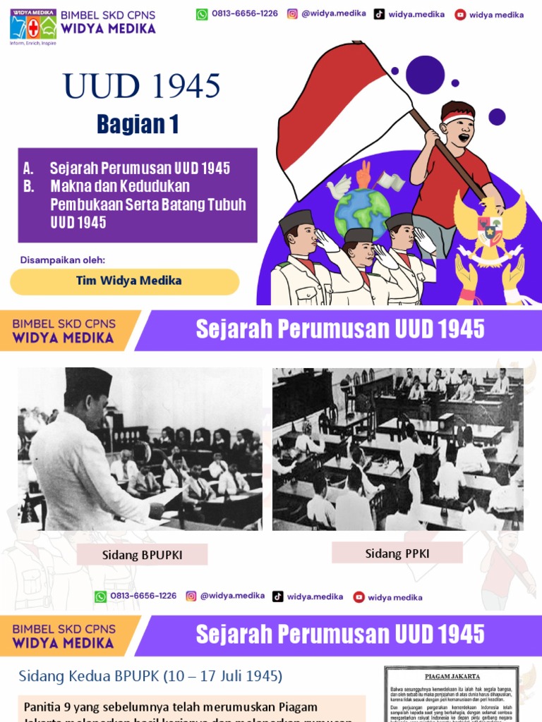 Sejarah dan Perkembangan UUD 1945 | PDF | Ilmu Sosial