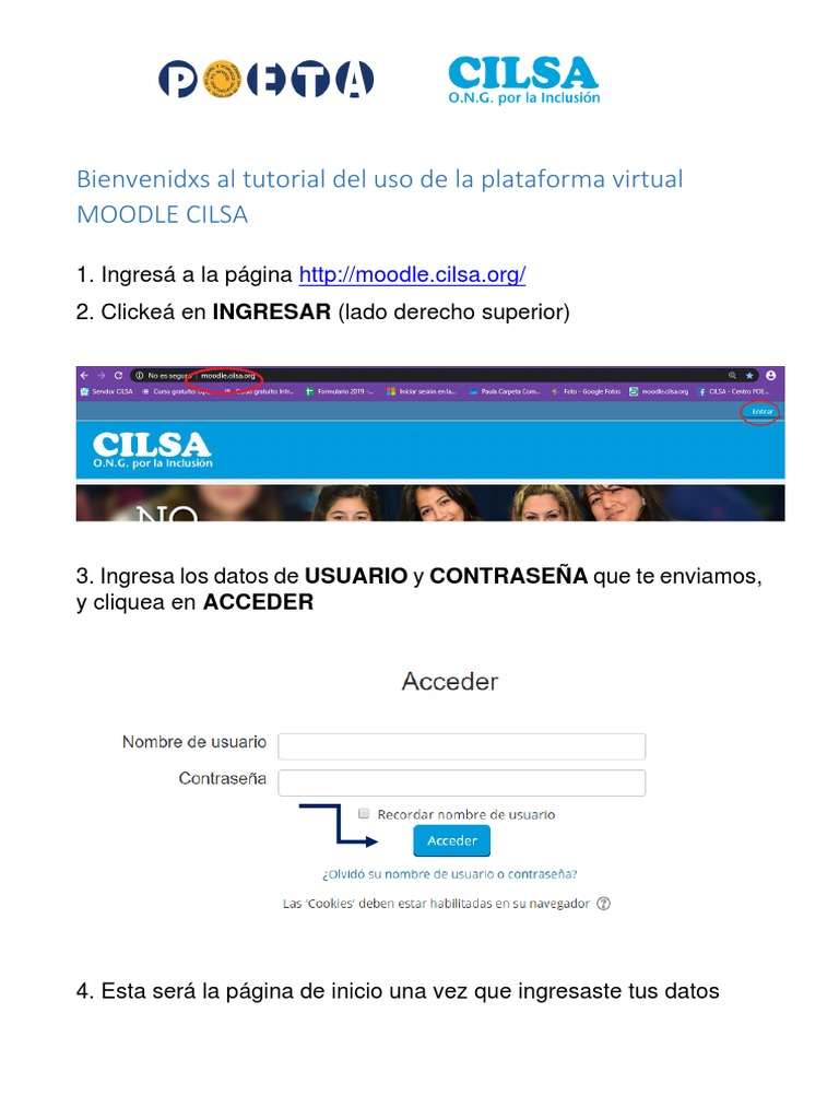Tutorial MOODLE | PDF
