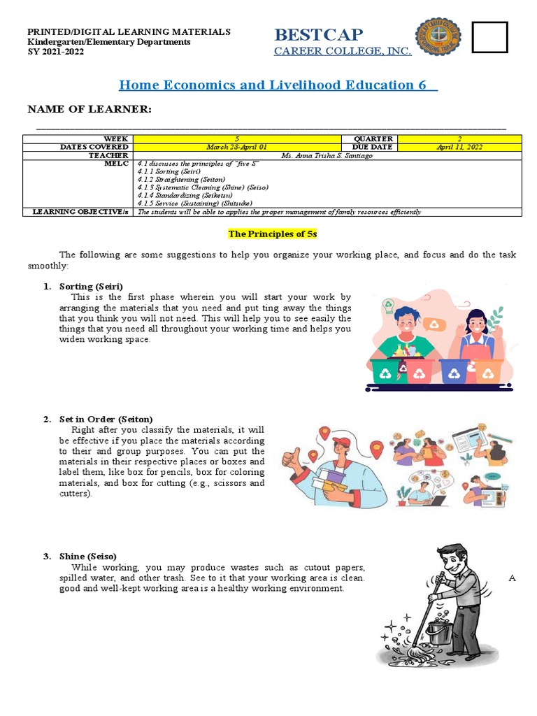 Anna - PLM - Q4 - W5 (HELE 6) | PDF | Cognitive Science | Behavior ...