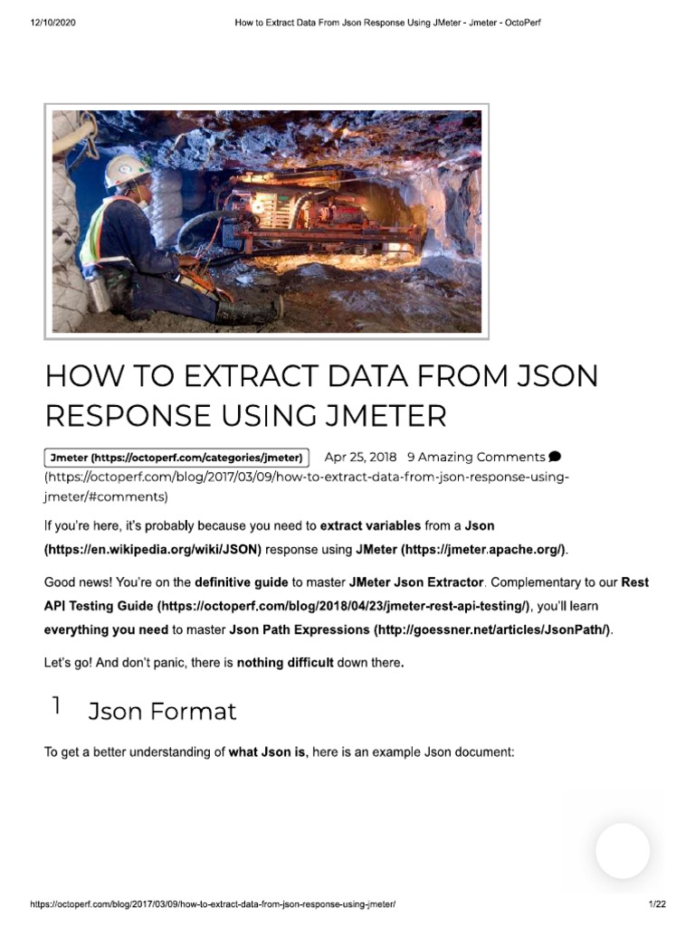 Jmeter Json-Extrac Data-Response | PDF