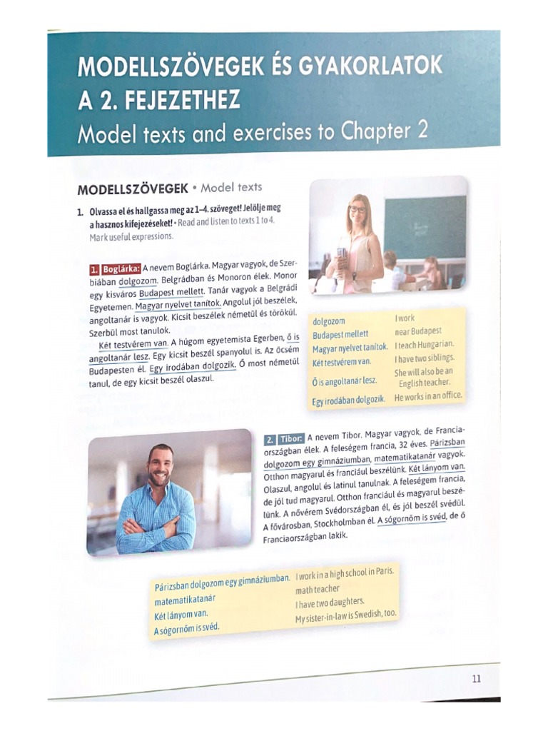 Modellszövegek És Gyakorlatok | PDF