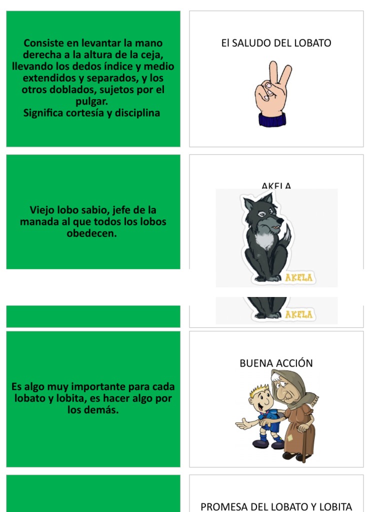 Saludo y Promesa del Lobato Scout | PDF | Estudios de idiomas extranjeros