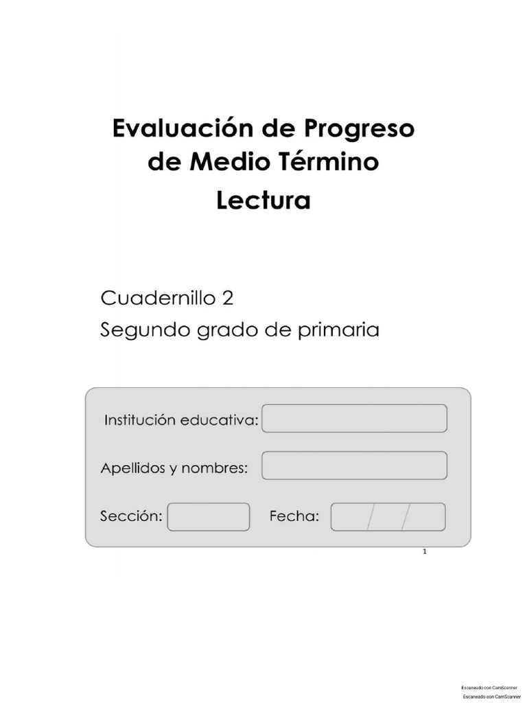 2° PRIM LECTURA CUADERNILLO 2 OK(1) | PDF