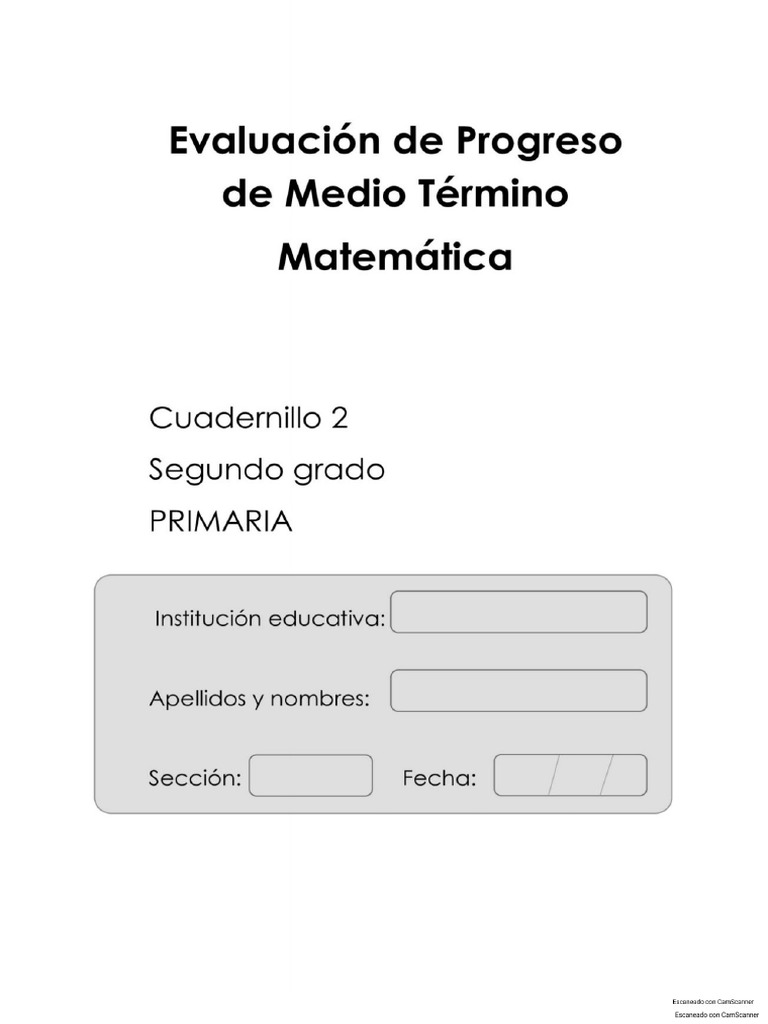 Evaluacion de Progreso | PDF