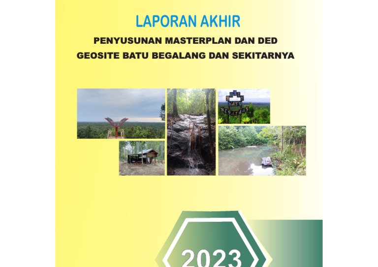 Cover Laporan DED Pariwisata Batu Begalang | PDF