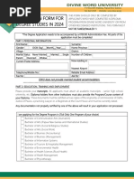 DWU 2025 Non School Leaver Entry Guide | PDF | Bachelor's Degree ...