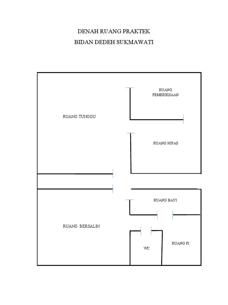 DENAH RUANG PRAKTEK | PDF