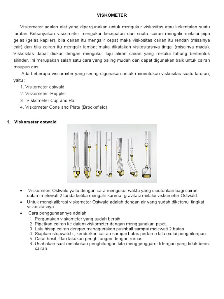 Viskometer | PDF