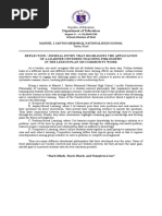 IPCRF Objective 13 Reflection Notes | PDF | Humanities | Science