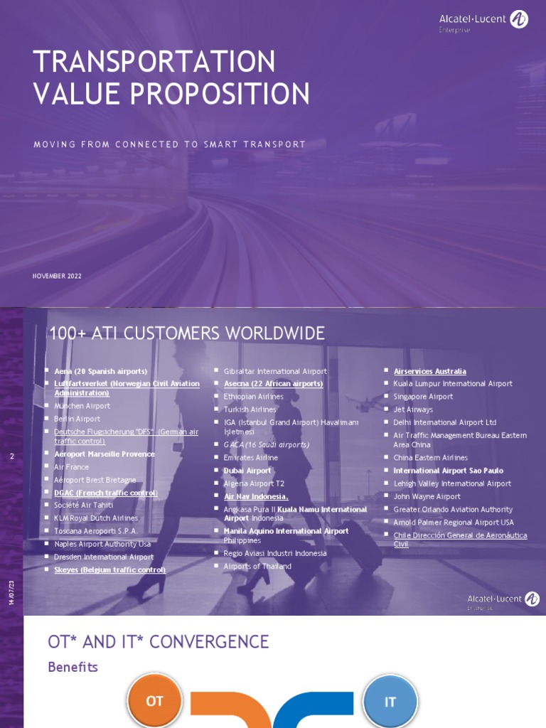 Transport ATI Converged Value Proposition | PDF | Internet Of Things ...
