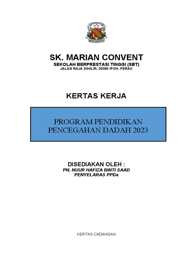 Kertas Kerja Ppda 2023 | PDF