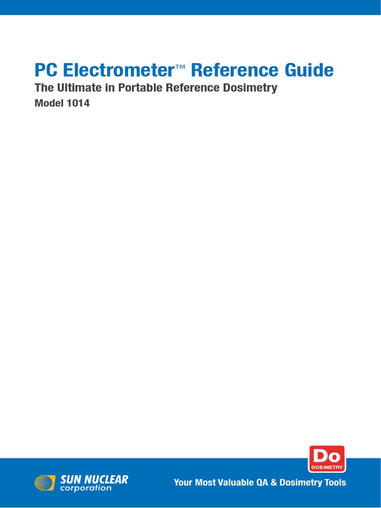 1014011I PC Electrometer Reference Guide S | PDF | Calibration | Computing