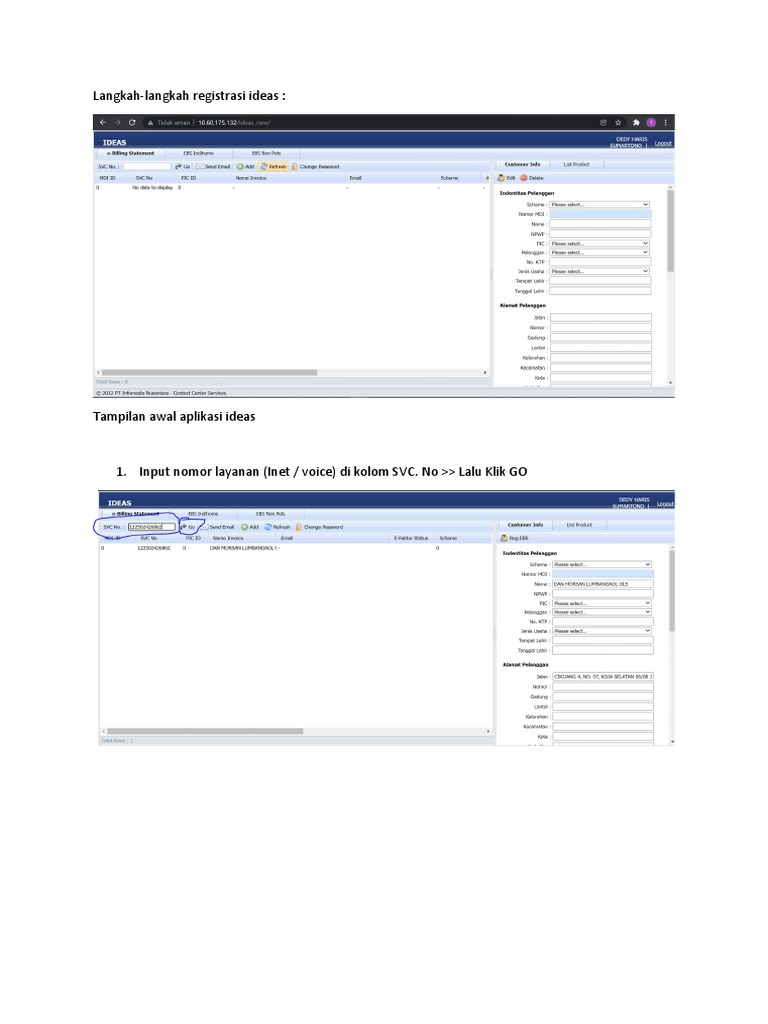 Langkah-Langkah Registrasi EBS | PDF