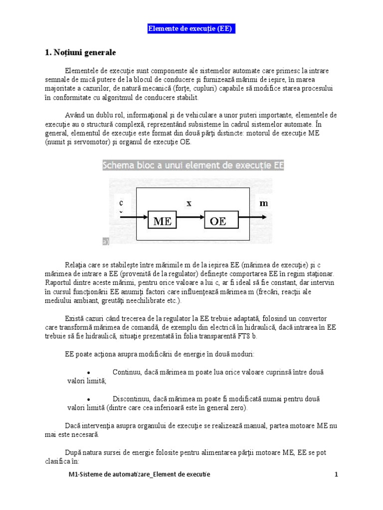 Elemente de Execuţie | PDF