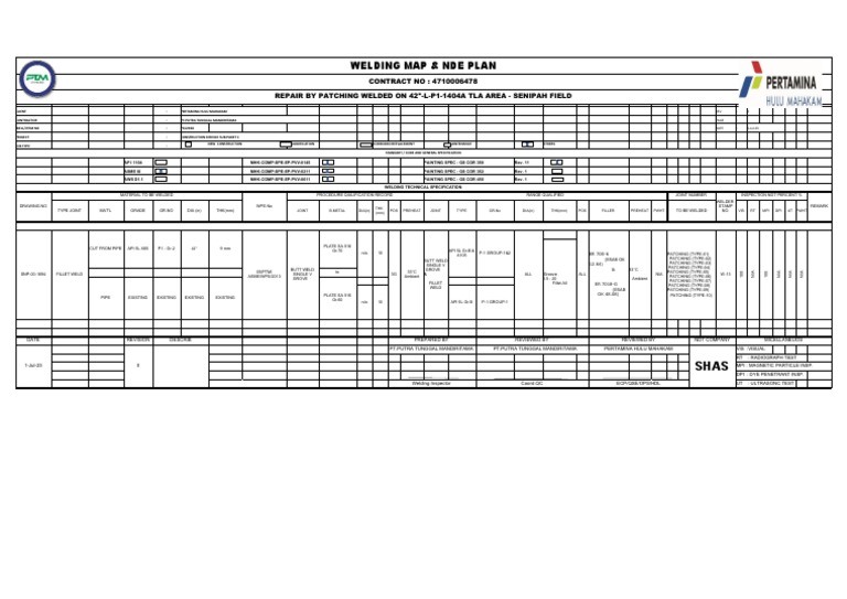 Weld Map | PDF | Engineering | Business Process