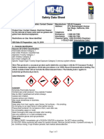 Safety Data Sheet: CIF Disinfectant Floor Cleaner | PDF | Occupational ...