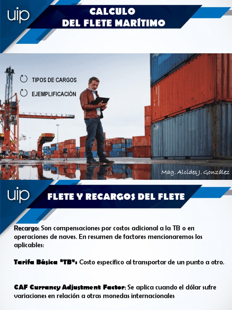 Cálculo del Flete Marítimo y Tipos | PDF | Envío | Economias