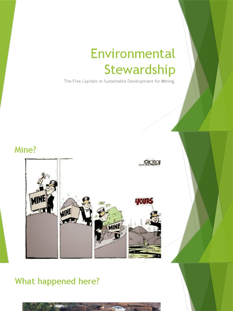 Environmental Stewardship | PDF | Mining | Waste