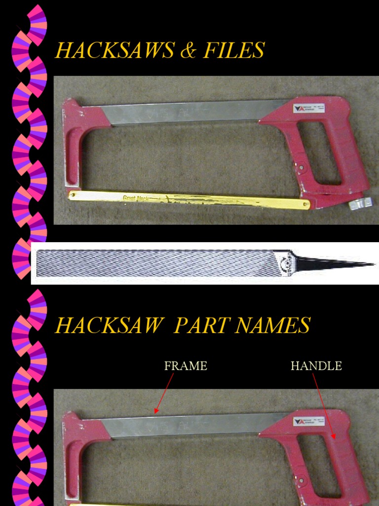 Hacksaws & Files | PDF | Blade | Metalworking