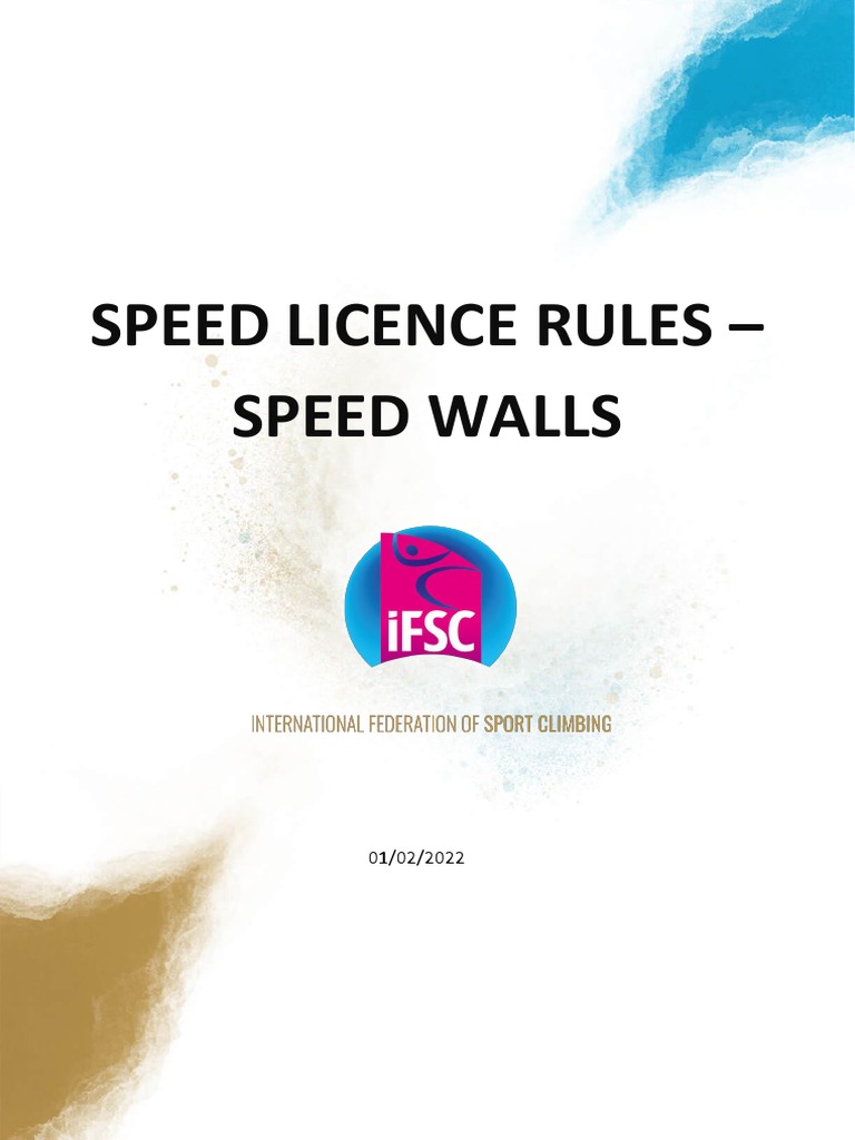 Speed Licence Rules Walls | PDF | Engineering Tolerance | Screw