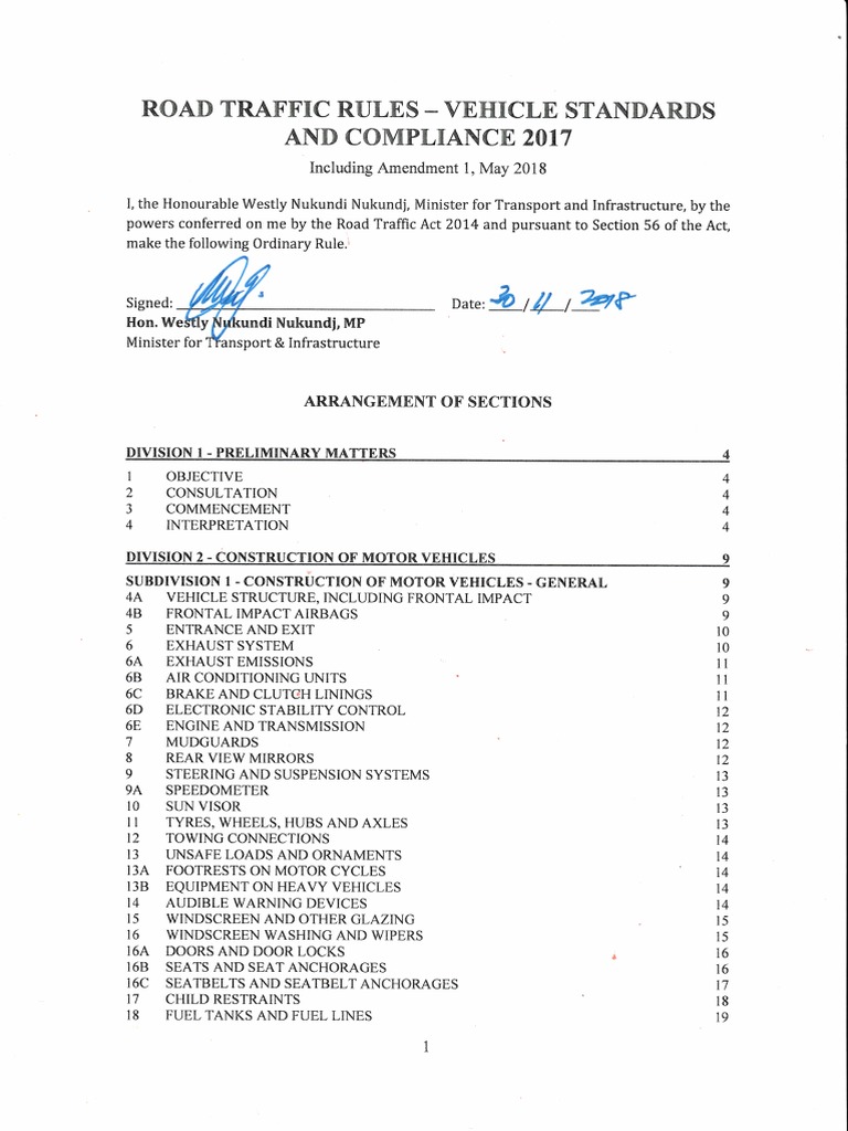 Vehicle Construction and Inspection Standards | PDF | Airbag | Trailer ...