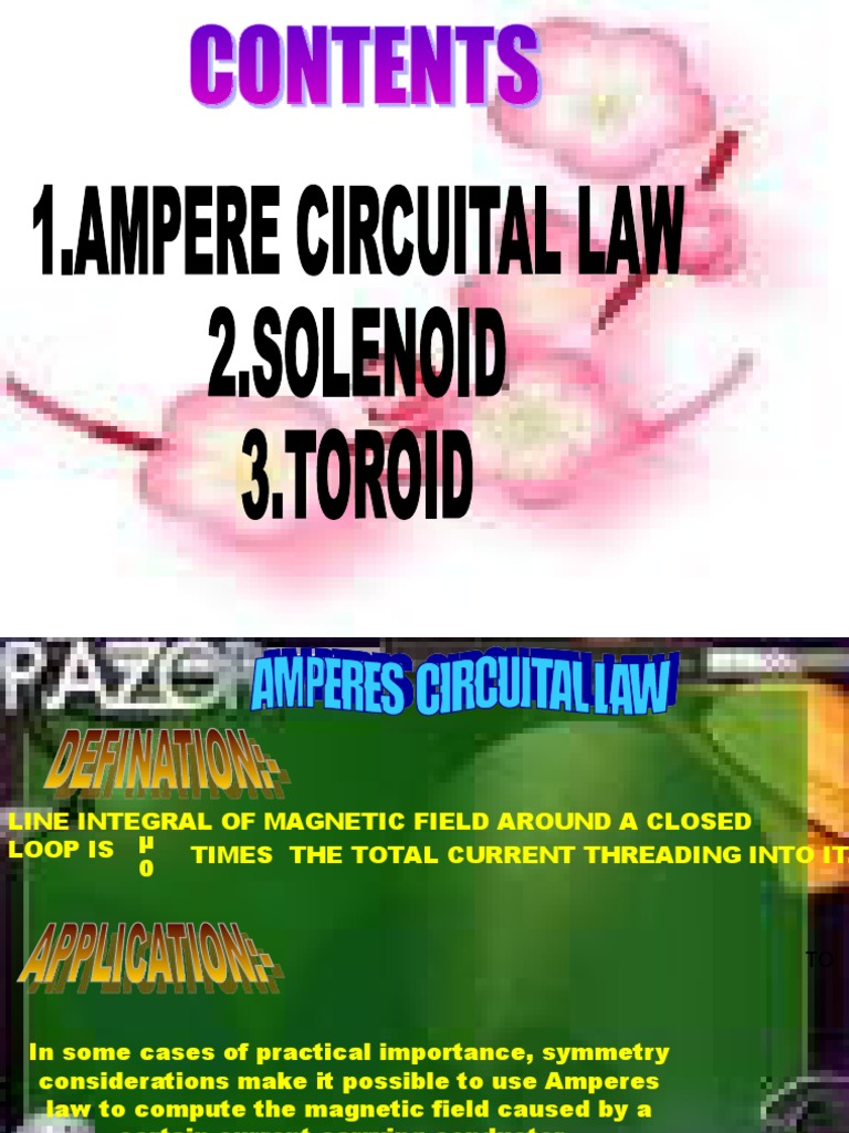 Ampere Circuital Law | PDF