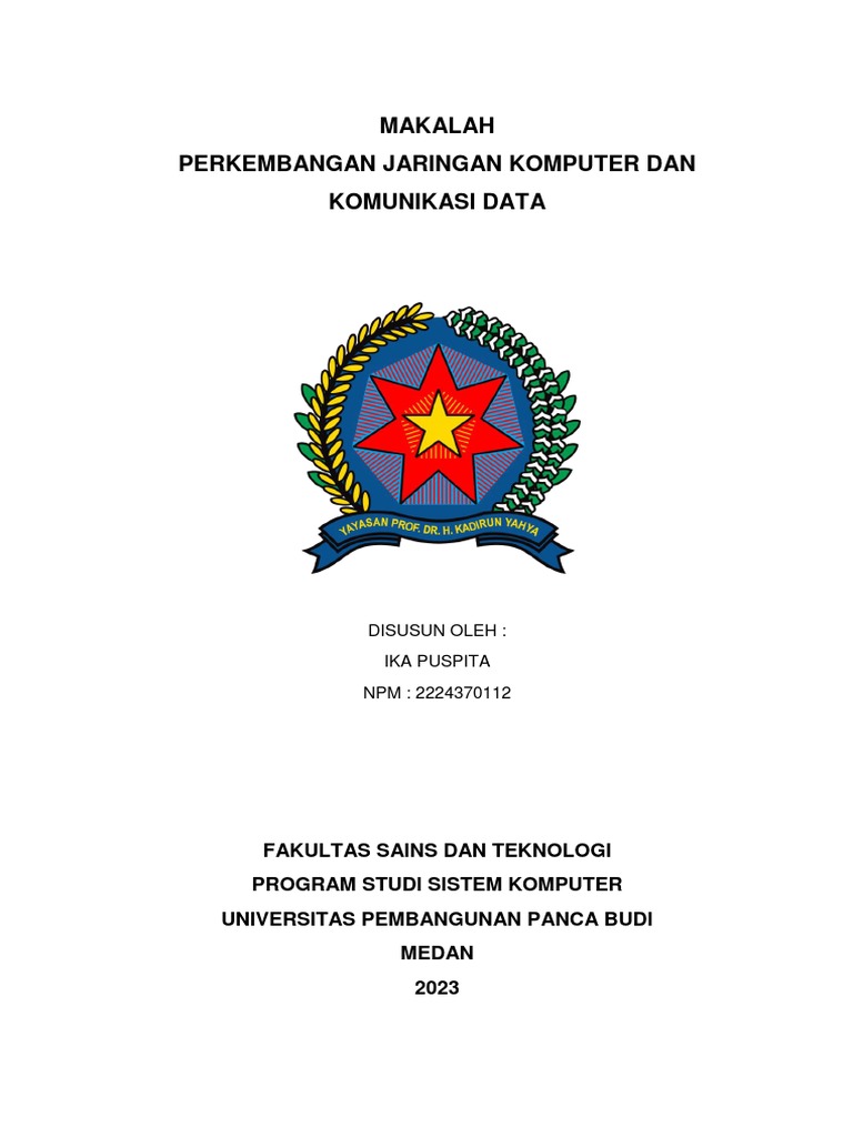 Makalah Perkembangan Jarkom Dan Komunikasi Data | PDF
