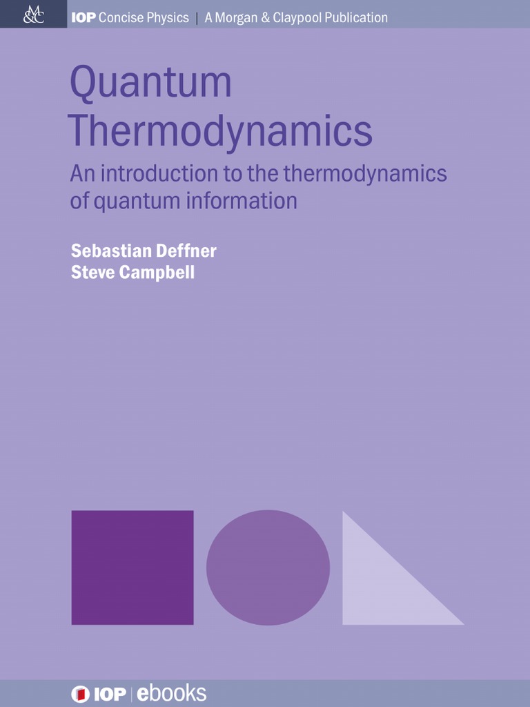 Quantum Thermodynamics An Introduction To The Thermodynamics of Quantum Information | PDF ...