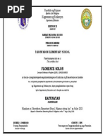 Template Certificate of Participation Lac | PDF