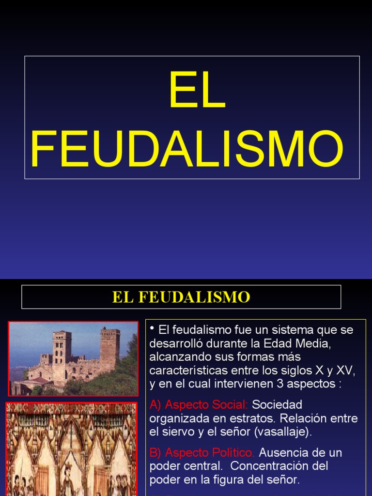 Fudalismo | PDF | Feudalismo | Baja Edad Media
