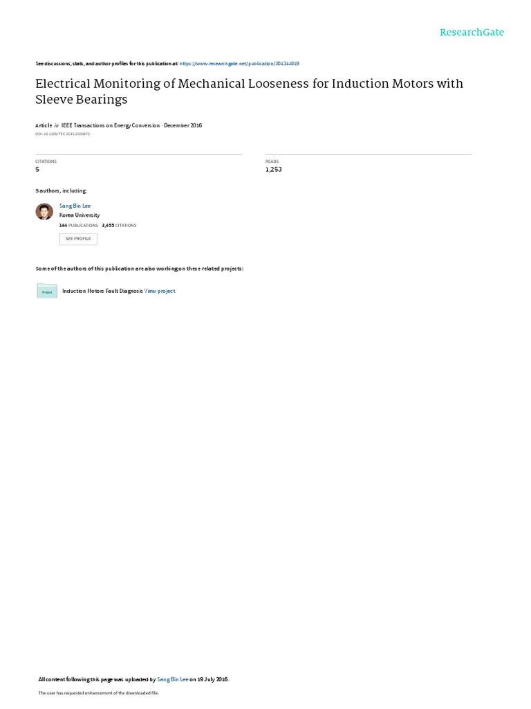 Machining in Bearing Casing | PDF | Bearing (Mechanical) | Electric Motor