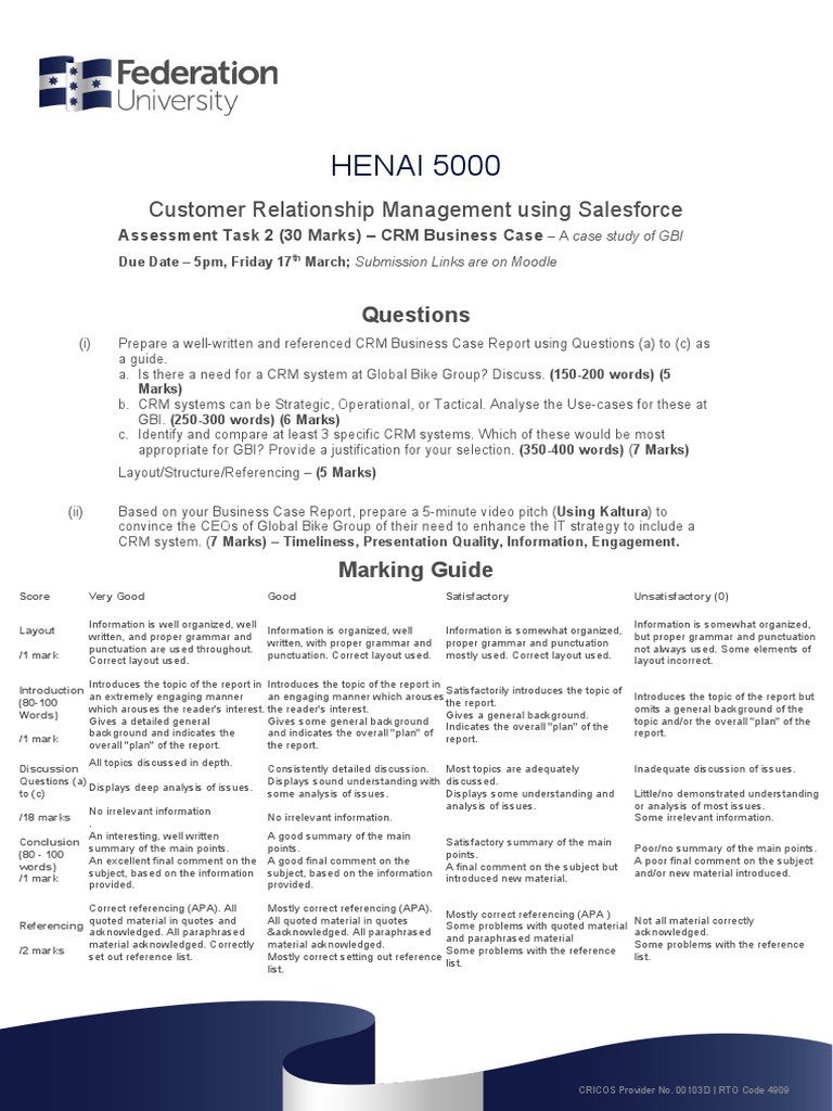 CRM Strategy for Global Bike Group | PDF | Supply Chain | Accounting